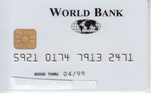 Bank Card: World Bank (World Bank, United States of AmericaCol:US-GM-0078