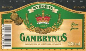 Drink Label: Gambrynus wyborne (Browar Ciechan, PolandCol:PL-BEER-001986