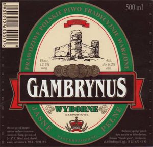 Drink Label: Gambrynus wyborne (Browar Ciechan, PolandCol:PL-BEER-002028