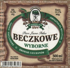 Drink Label: Beczkowe wyborne (Browar Ciechan, PolandCol:PL-BEER-002211