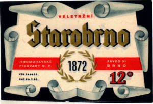 Drink Label: H33-Starobrno 12 (Pivovar Starobrno Brno, Czech ...