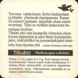 Beer Coaster: Tiltaltti (Gasterian Panimo, FinlandCol:FI-000199 🍺