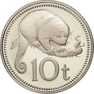 Coin: 10 Toea (Spotted Cuscus) (Papua New Guinea(1975~Today ...