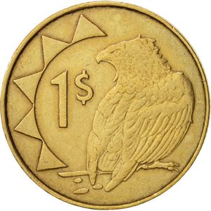 Coin: 1 Dollar (Namibia(1993~Today - Circulation) Col:NA-000005,WCC:km4