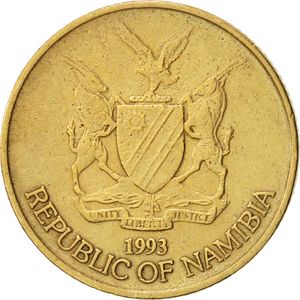 Coin: 1 Dollar (Namibia(1993~Today - Circulation) WCC:km4