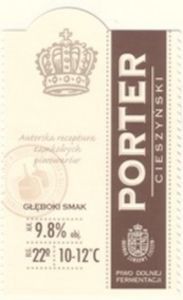 Drink Label: Porter (Browar Zamkowy Cieszyn, PolandCol:PL-BEER-002505