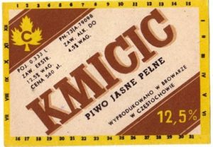 Drink Label: Kmicic (Browar Czestochowa /closed/, PolandCol:PL-BEER ...