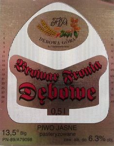 Drink Label: Debowe 13,5 (Browar Fronia Debowa Gora, PolandCol:PL-BEER ...