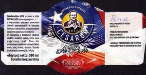 Drink Label: Cesarok AIPA (Browar Dziedzice, PolandCol:PL-BEER-002858