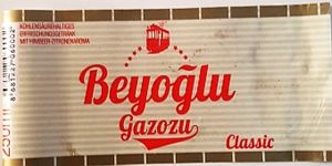Etiqueta de bebida: Beyoglu Gazozu (Harika Yasa Dıs Tic. Ltd. Sti ...