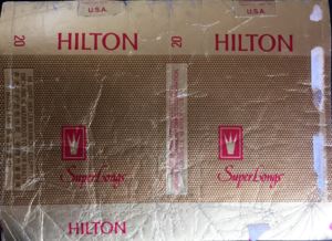 Cigarette Pack: Hilton Super Longs (Hong KongCol:HK-CT-0021