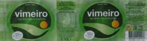 Etiqueta de bebida: Vimeiro (Empresa das Aguas do Vimeiro, S.A ...