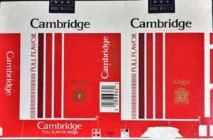 Cigarette Pack: Cambridge Full Flavor (United States of America ...