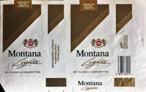 Cigarette Pack: Montana Lights (MexicoCol:MX-CT-0010