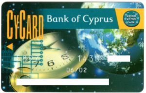 Bank Card: Bank of Cyprous CYCARD (Bank Of Cyprus, GreeceCol:GR-GM-0059