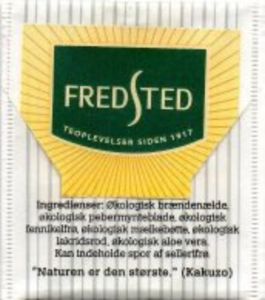 Tea Bag: rising (Fredsted, Denmark(økologisk urte te) Col:TB-DK-0077
