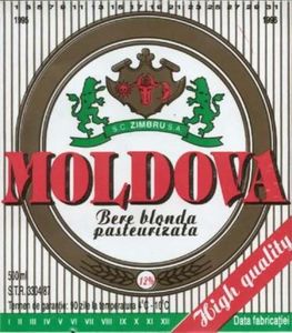 Drink Label: Moldova pasteurizata (Bere Iasi, RomaniaCol:RO-BEER-000264