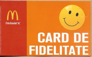 Functional Card: McDonald's Card de fidelitate (Restaurants and Cafes ...