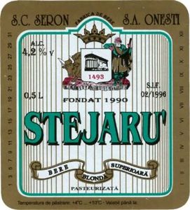 Drink Label: Stejaru (S.C. Bere Onesti S.A., RomaniaCol:RO-BEER-000283
