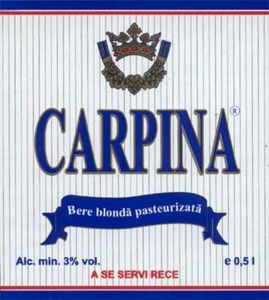 Drink Label: Carpina (S.C. Cozla S.A., RomaniaCol:RO-BEER-000294