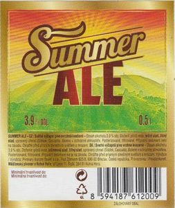 Drink Label: Summer Ale (Zámecký pivovar Břeclav, Czech RepublicCol:CZ ...