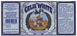 Drink Label: Celis White Austin Texas (Brouwerij Affligem / De Smedt ...
