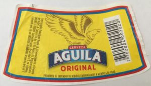 Etiqueta de bebida: Aguila (Cervecería Bavaria, ColombiaCol:CO-BEER-000050