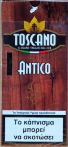 Cigarette Pack: Toscano Antico (GreeceCol:GR-CG-0131