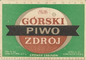 Drink Label: Górski Zdrój (Browar Chojnow, PolandCol:PL-BEER-003212
