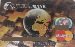 Bank Card: Victoria Bank MC (Victoriabank, MoldovaCol:MD-MC-0022.01