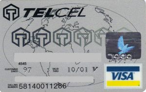 Bank Card: BancUnion - Telcel (Banc Union, VenezuelaCol:VE-VI-0045