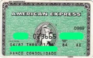 Bank Card: Banco Consolidado - American Express (Banco Consolidado ...