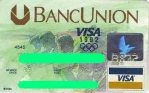 Bank Card: BancUnion - Olimpiadas 1992 (Banc Union, VenezuelaCol:VE-VI-0050