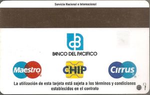 Bank Card: Bancomatico (Banco del Pacifico, EcuadorCol:EC-CR-0004
