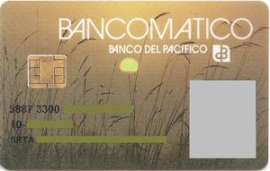 Bank Card: Bancomatico (Banco del Pacifico, Ecuador) Col:EC-CR-0005