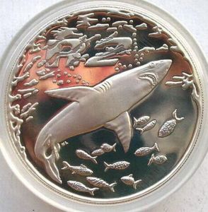 Coin: 2 Rand (Great White Shark) (South Africa(1961~Today - Crown (R2 ...