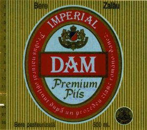 Drink Label: Dam Premium Pils (S.C. Dam Imperial S.A., RomaniaCol:RO ...