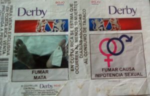 Cigarette Pack: Derby Rojo (Costa RicaCol:CR-CT-0008