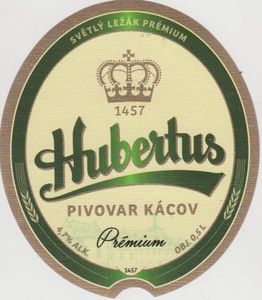 Drink Label: Hubertus premuim (Pivovar Kácov, Czech RepublicCol:CZ-BEER ...