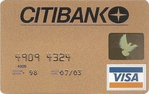 Tarjeta de Banco: Citibanko (Citibank, EspañaCol:ES-VI-0737