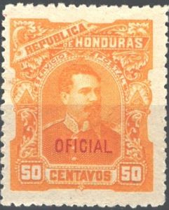 Sello: President Luis Bográn (1845-1895) (Honduras(President Luis ...