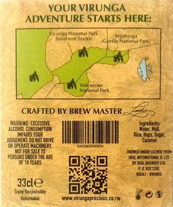 Drink Label: Virunga Gold (Skol Brewery LTD (SBL), RwandaCol:RW-BEER-000048