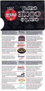 Functional Card: Coca-Cola, carte COKE card, 2001 Folder (Shops - Food ...