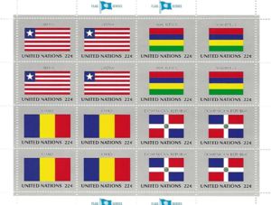 Stamp: UNO Flags (UNO New York(Flag series) Mi:NT-NY 480-483KB