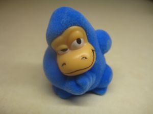 Meal Toy: Blue Gorilla (Kinder Surprise, Europe(Joy - Gorillas) Col:2S-28a