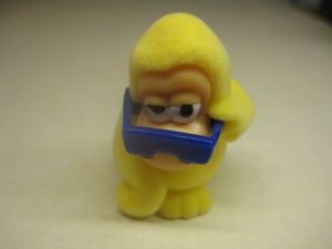 Meal Toy: Yellow Gorilla (Kinder Surprise, Europe(Joy - Gorillas) Col ...