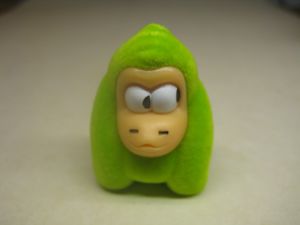 Meal Toy: Green Gorilla (Kinder Surprise, Europe(Joy - Gorillas) Col:2S-31a
