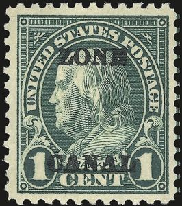 Stamp: Benjamin Franklin (1706-1790) (Canal Zone(Personalities - USA ...
