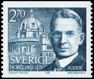 Stamp: Frederick Soddy (Sweden(Nobel Prize Winners 1921) Mi:SE 1177,Sn ...