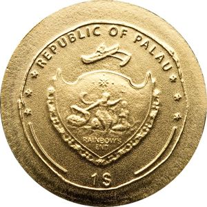 Moneda: 1 Dollar (Titus) (Palaos(2021 - Roman Empire) WCC:km311